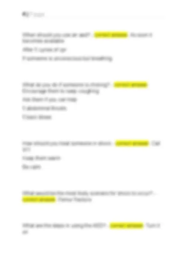 AMERICAN RED CROSS LIFEGUARDING FINAL WRITTEN EXAM 2025 UPDATED EXAM ...