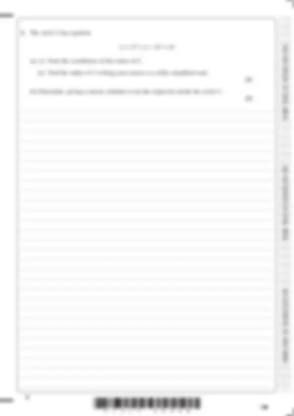 EDEXCEL A LEVEL PURE MATHEMATICS (9MA0/01) QUESTION PAPER 1 AND MARK ...