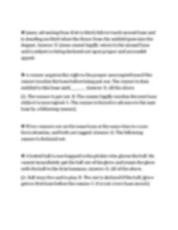 NFHS BASEBALL BUNDLED EXAMS 2026 COMPLETE QUESTIONS AND SOLUTIONS ...