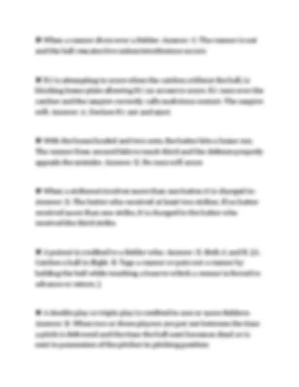 NFHS BASEBALL BUNDLED EXAMS 2026 COMPLETE QUESTIONS AND SOLUTIONS ...