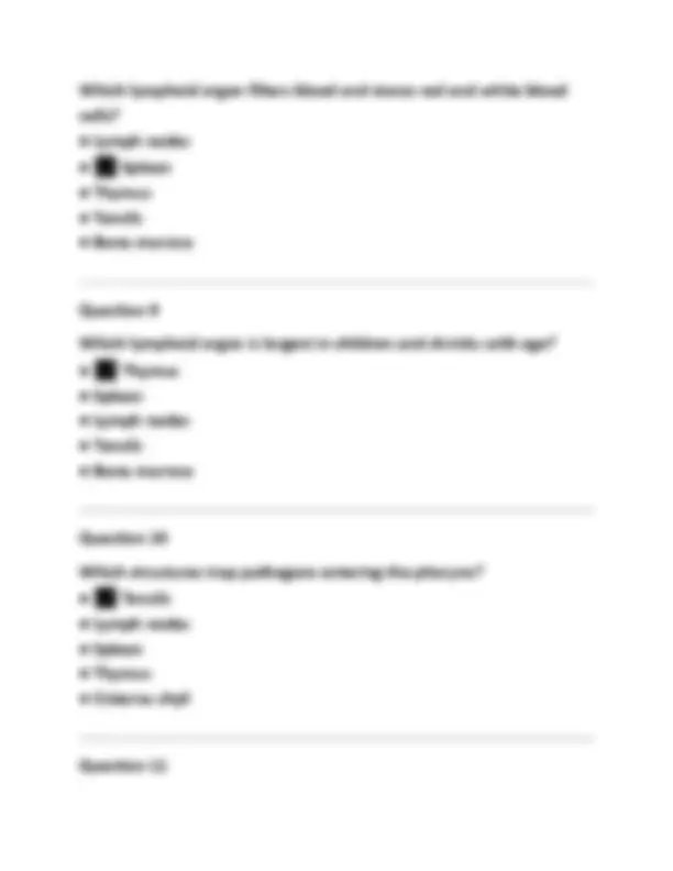 BIOL252: Human Anatomy & Physiology II w/Lab 2025 Module 4 Exam Review ...
