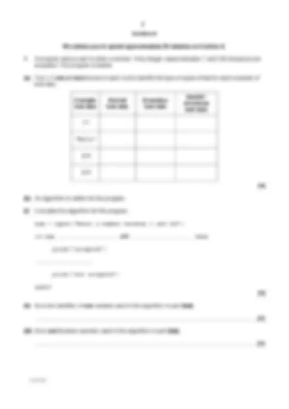 OCR GCSE (9–1) Computer Science J277/02 Computational thinking ...