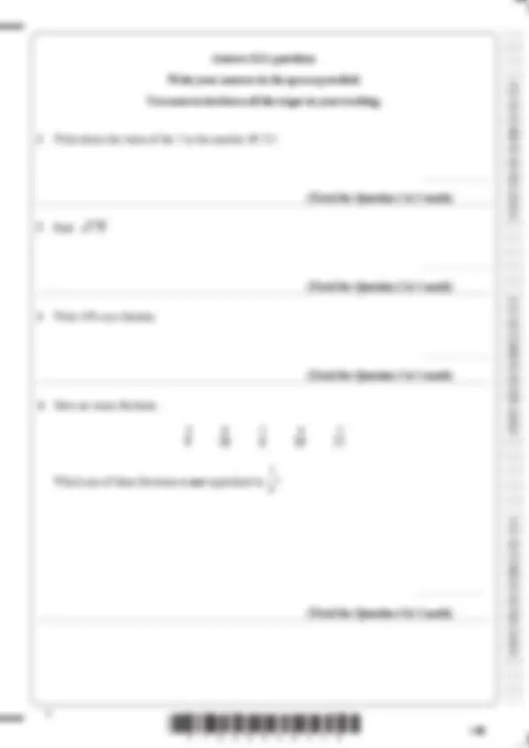 Pearson Edexcel Level 1/Level 2 GCSE (9–1) Mathematics PAPER 3 (Calculator) Foundation Ti ...