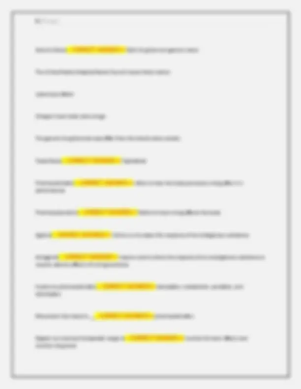 PHARMACOLOGY TEST ASSESSMENT 2024 WITH STRUCTURED QUESTIONS AND CORRECT ...