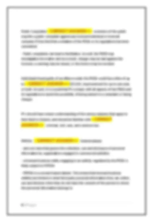 Private Security and Investigative Services Act (PSISA) Exam Questions ...