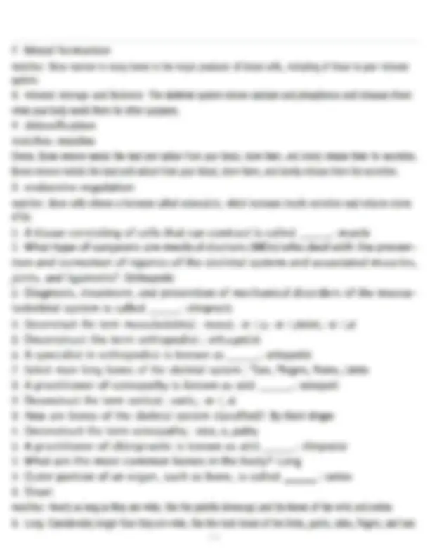 Medical Terminology Study Guide- Skeletal & Musculoskeletal System ...