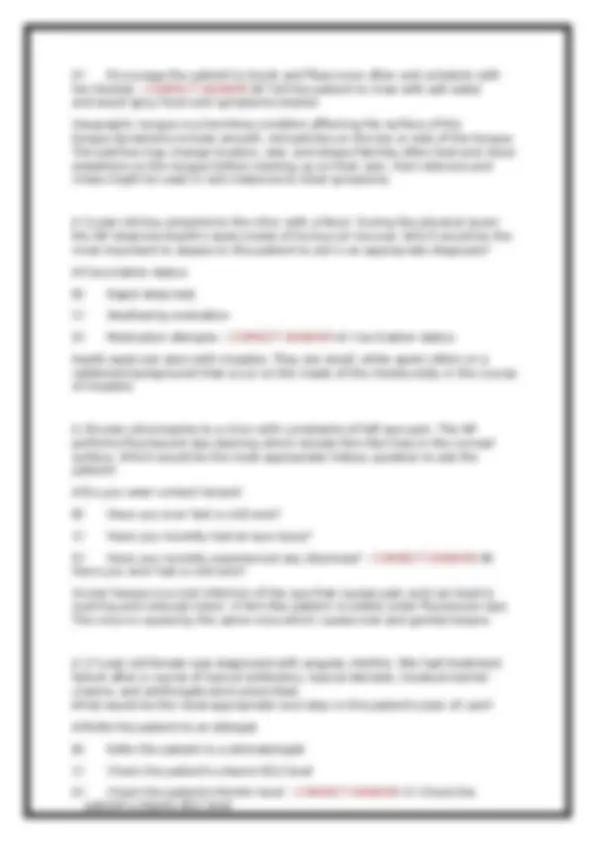 WGU D115 OA AND PRE-OA REVIEW TEST BANK (UNIT 2, 3, 4, 5, 6 &7) EXAM ...