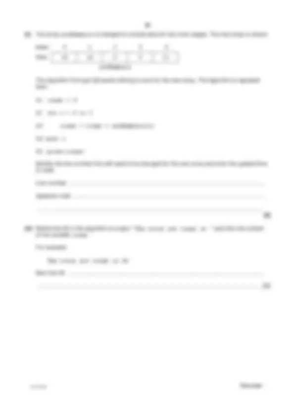 GCSE COMPUTER SCIENCE — Actual May 2025 PAST PAPER: Computational Thinking, Algorithms an ...