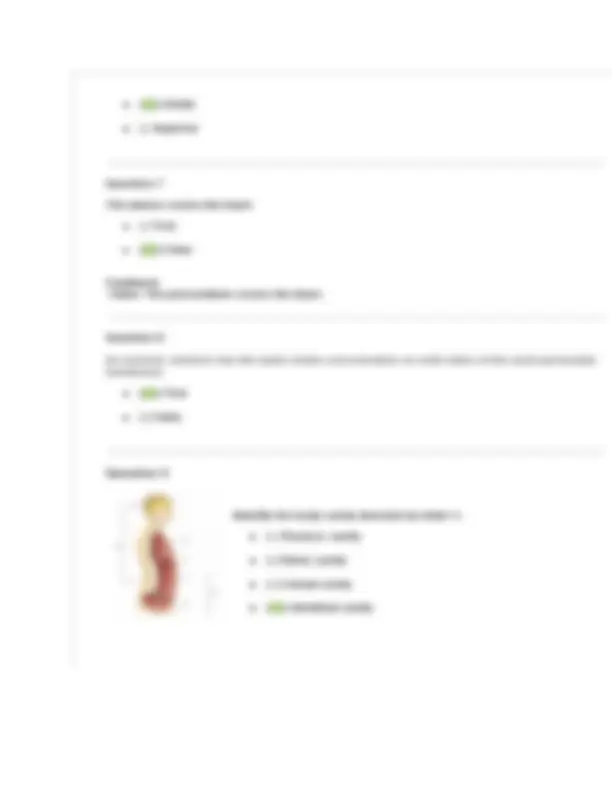 BIOL251 Human Anatomy & Physiology I w/Lab 2025 | Module 1 Exam Review ...