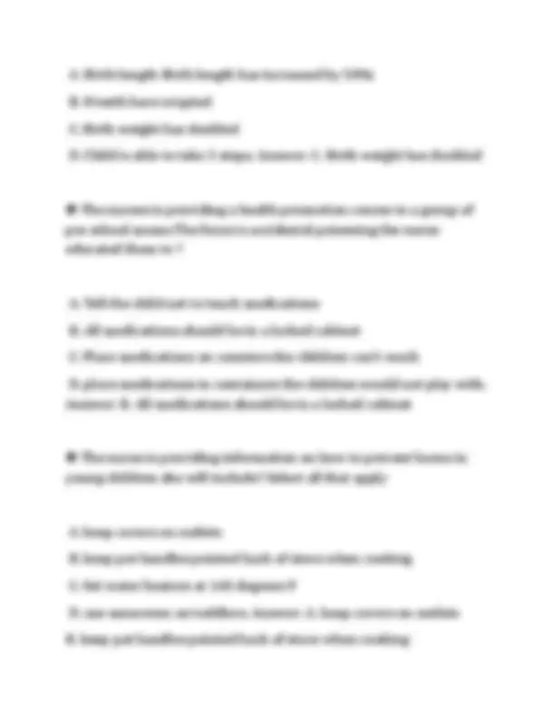 PEDIATRICS EXAM SCRIPT 2026 COMPLETE QUESTIONS AND VERIFIED SOLUTIONS ...