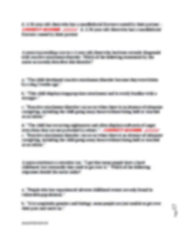 Trauma, Crisis, Disaster, and Related Disorders Exam Prep: Questions ...