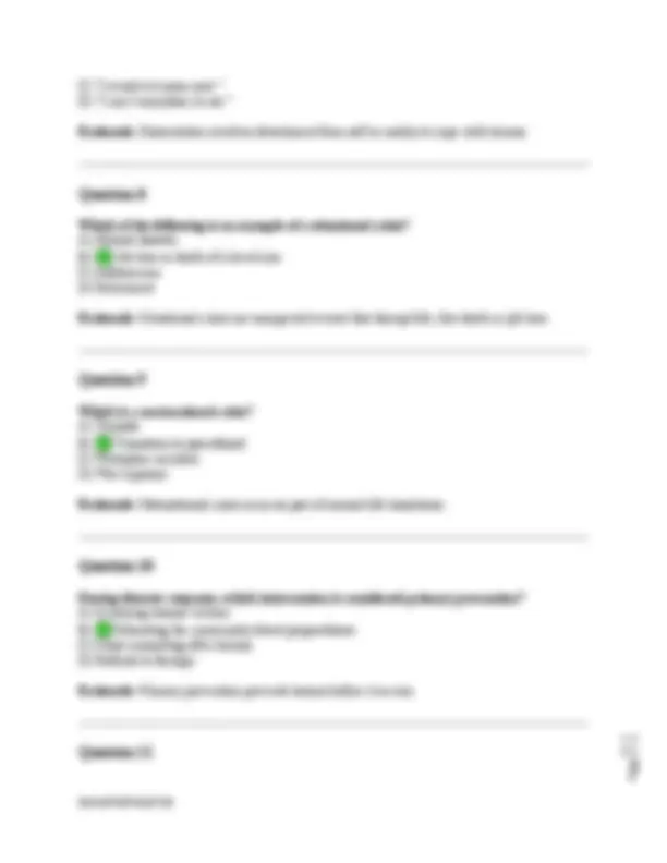 Trauma, Crisis, Disaster, and Related Disorders Exam Prep: Questions ...