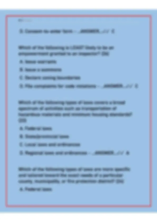 IFSAC Fire Inspector Exam 2025: Prep Guide for Chapter 1 (Fire ...