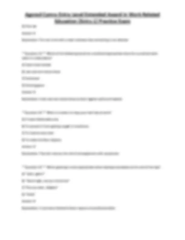 Agored Cymru Entry Level Extended Award in Work Related Education ...