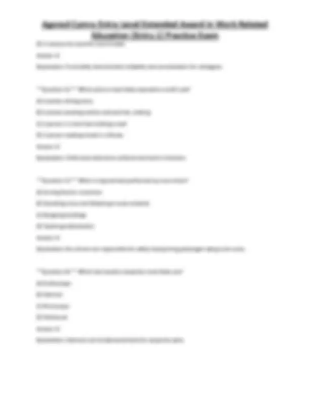 Agored Cymru Entry Level Extended Award in Work Related Education ...