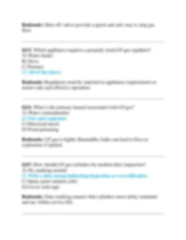 SC LP Gas Dealer/Installer Exam Practice Questions | Exams ...