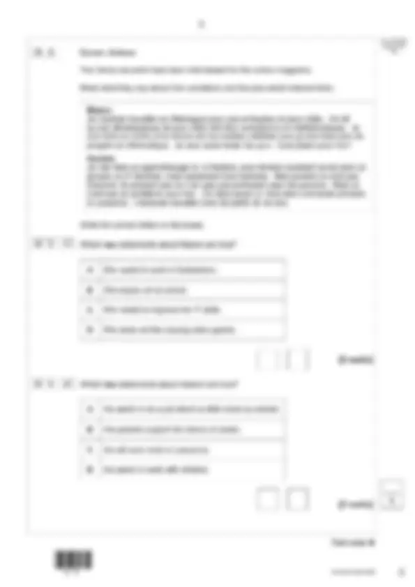 2025 AQA GCSE FRENCH 8658/RF Paper 3 Reading Foundation Tier Question ...