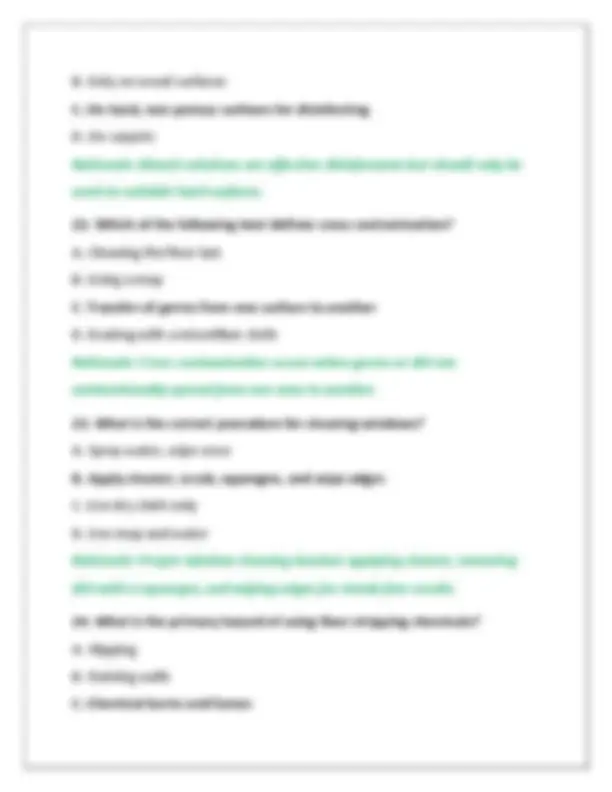 Illinois Custodial Technician Certification Examination Practice ...