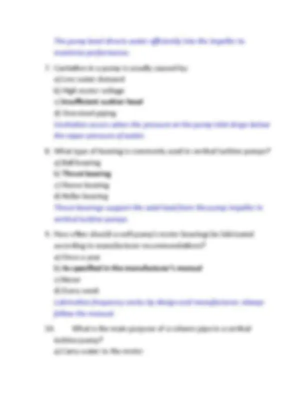 Water Well Pump Installer Level III Exam Questions And Correct Answers ...