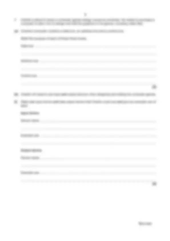 2025 OCR A LEVEL Computer Science Paper 1 & 2 QUESTION PAPERS + MARK ...