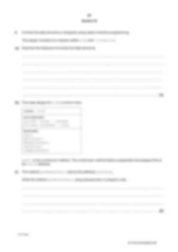 2025 OCR A LEVEL Computer Science Paper 1 & 2 QUESTION PAPERS + MARK SCHEMES | Exams Computer ...