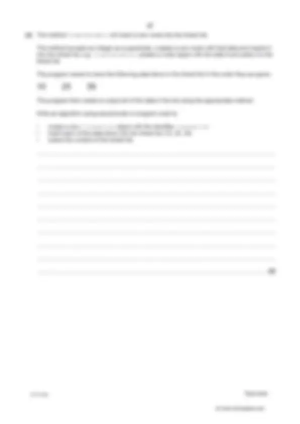 2025 OCR A LEVEL Computer Science Paper 1 & 2 QUESTION PAPERS + MARK SCHEMES | Exams Computer ...