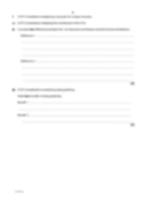 OCR A Level Computer Science H446/01 Computer systems ACTUAL Questions ...