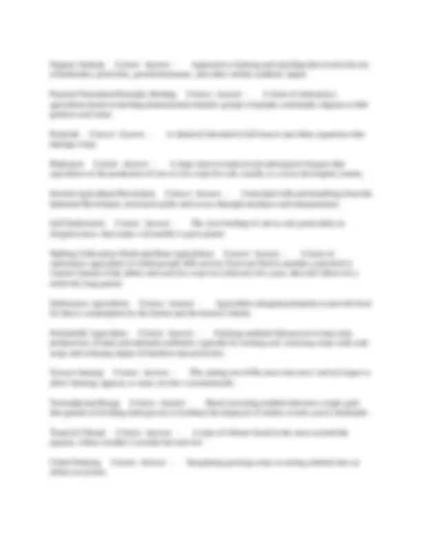 Key Agriculture Terms and Definitions: APHG Unit 5 Study Guide | Exams ...