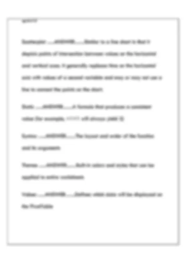 WGU D100 Introduction to Spreadsheets Guide | Course Overview & Key ...