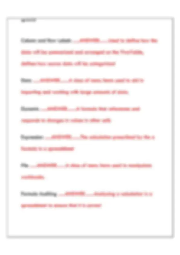 WGU D100 Introduction to Spreadsheets Guide | Course Overview & Key ...