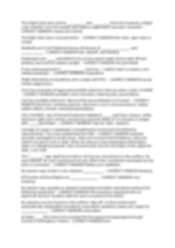 Frontier Flight Attendant, FAR ACTUAL EXAM (2025) 100%VERIFIED ...