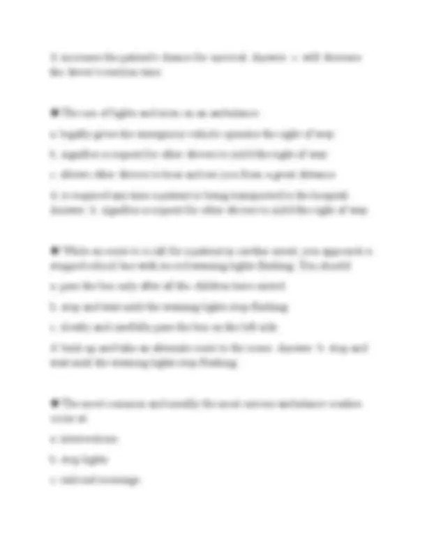 EMT MODULE 2 ACTUAL EXAM PAPER 2026 QUESTIONS WITH SOLUTIONS GRADED A+ ...