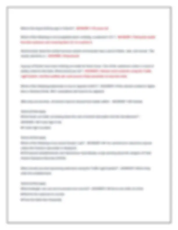 Smart Serve Certification Newest Final Exit Actual Exam New Latest ...