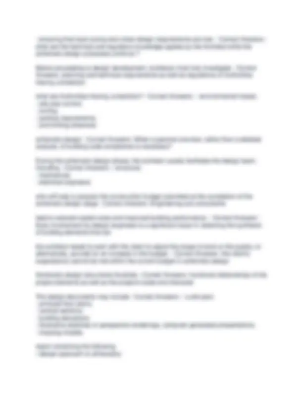 Schematic Design Exam Questions and Answers | Exams Advanced Education ...