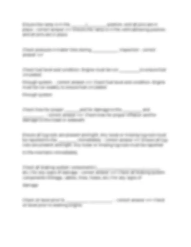 UTV Operation and Safety Procedures: Q&A Guide | Exams Nursing | Docsity