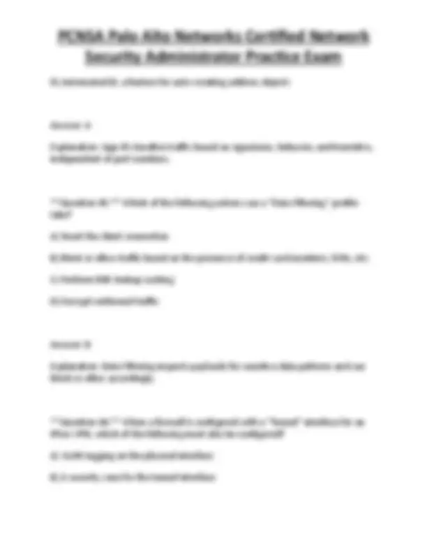 PCNSA Palo Alto Networks Certified Network Security Administrator ...