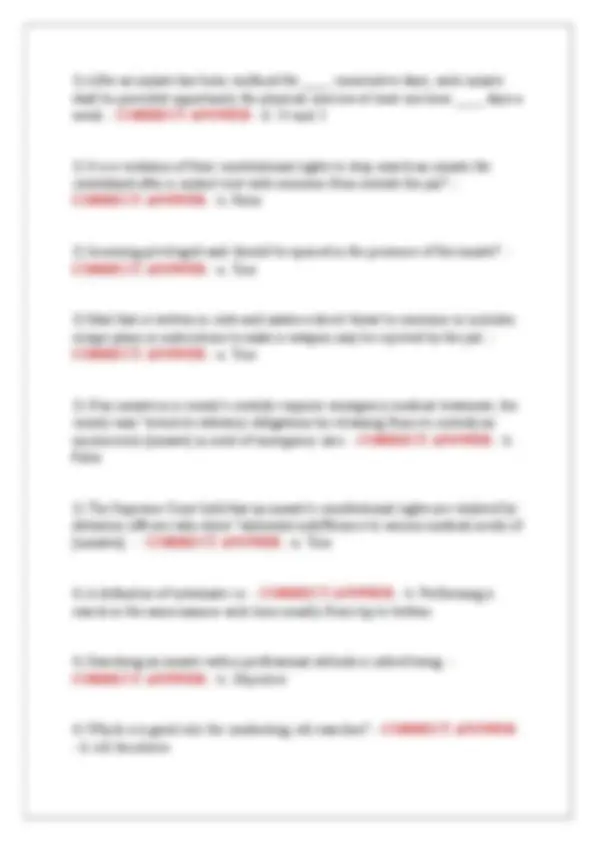 NC DOCC Practice Exam: Questions and Answers | Exams Law | Docsity