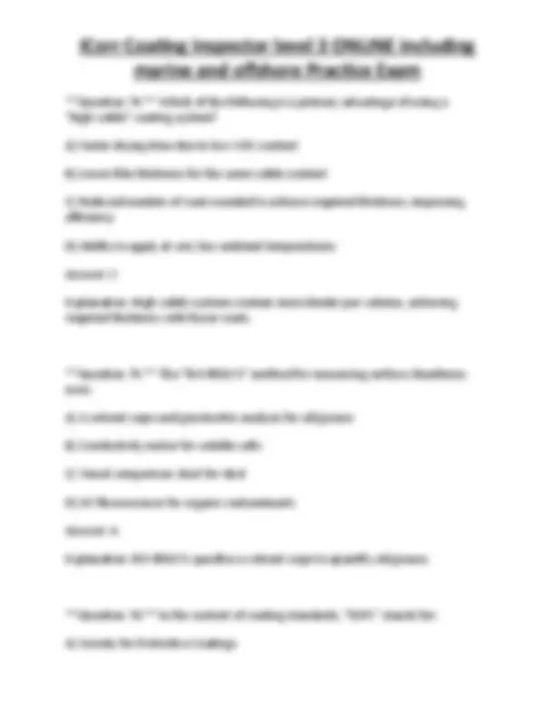 ICorr Coating Inspector level 3 ONLINE including marine and offshore ...