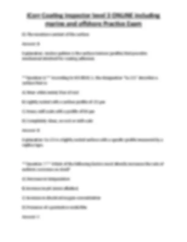 ICorr Coating Inspector level 3 ONLINE including marine and offshore ...