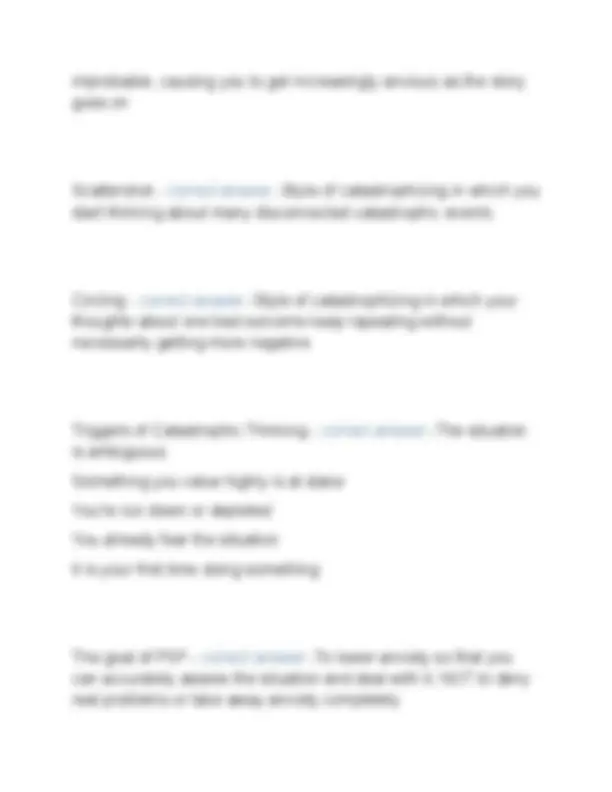 Master Resilience Training Level 1: Exam Questions and Answers | Exams ...