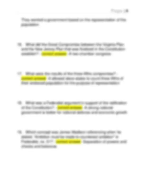 PRE-ASSESSMENT WGU AMERICAN POLITICS AND THE US CONSTITUTION C963 2026 ...