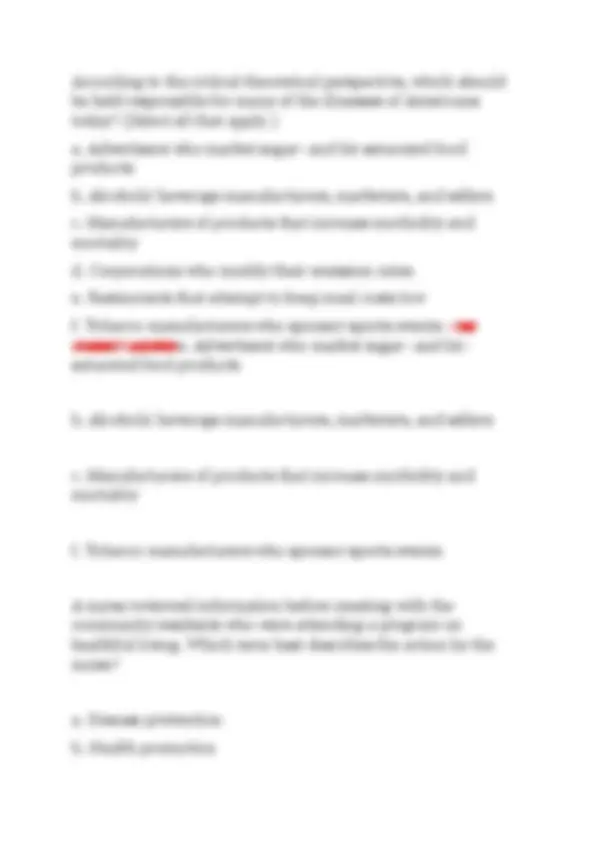 NSG 3480: COMMUNITY HEALTH UNIT 2, 3, 4 REVIEW FOR NEWEST EXAM 1 2026 ...