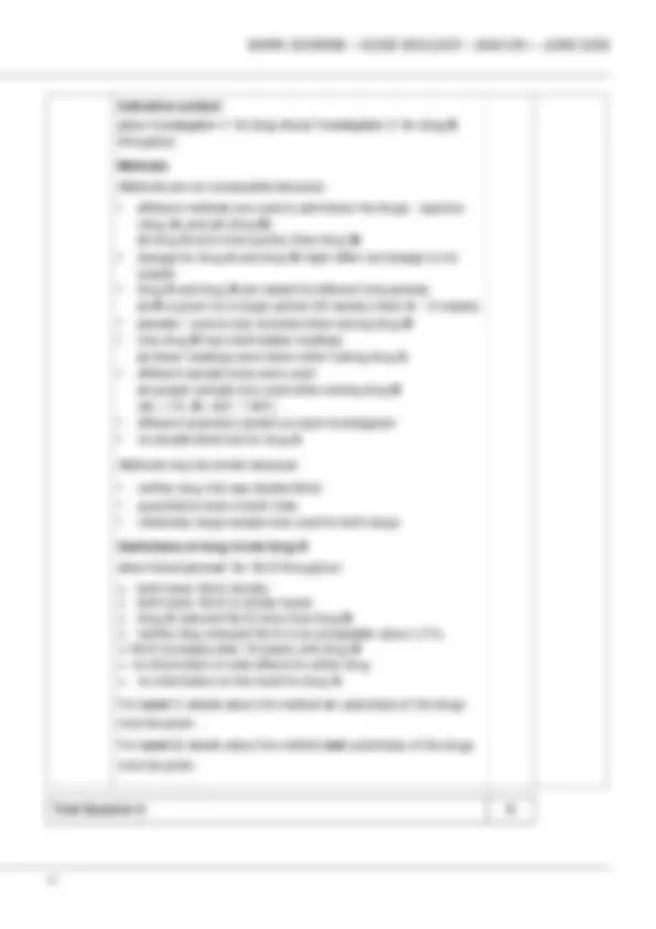 AQA GCSE 8461/2H BIOLOGY HIGHER TIER PAPER 2H +MARK SCHEME JUNE 2025 ...