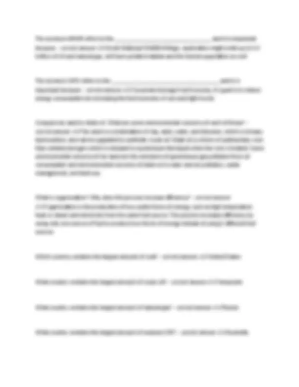 AP Environmental Science Exam Review: Energy Resources and Pollution ...