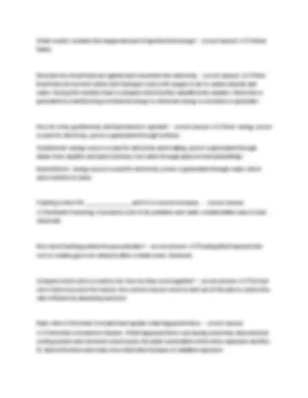 AP Environmental Science Exam Review: Energy Resources and Pollution ...