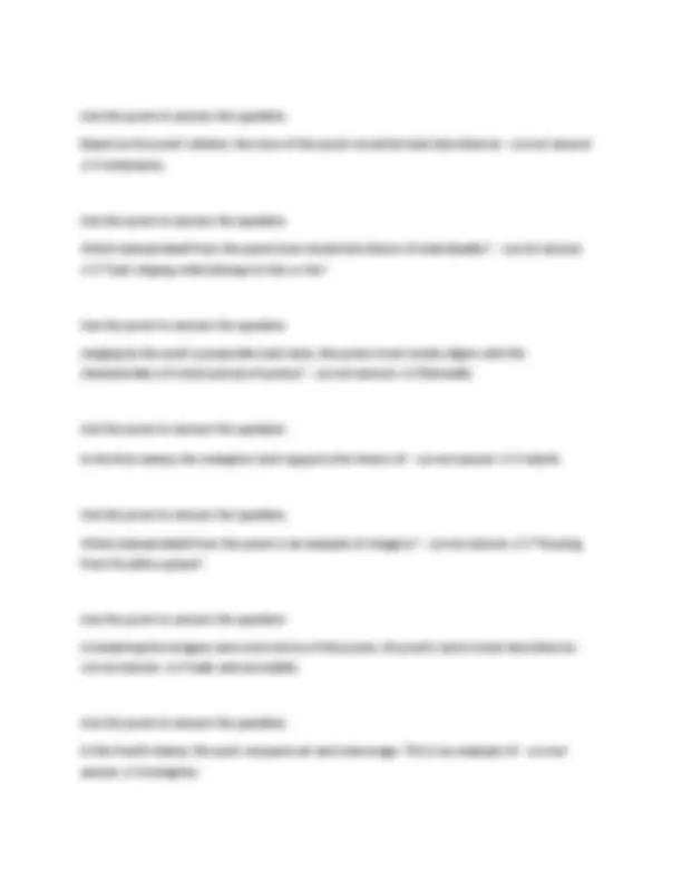 AP English Literature & Composition A - Unit 3 Poetry Language, Style ...