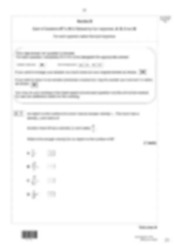Actual 2025 AQA A-level PHYSICS 7408/2 Paper 2 Merged Question Paper ...