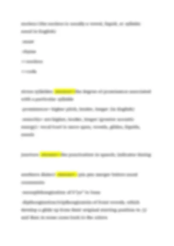 SHS 250 – Speech and Hearing Science (Final Exam Material ...