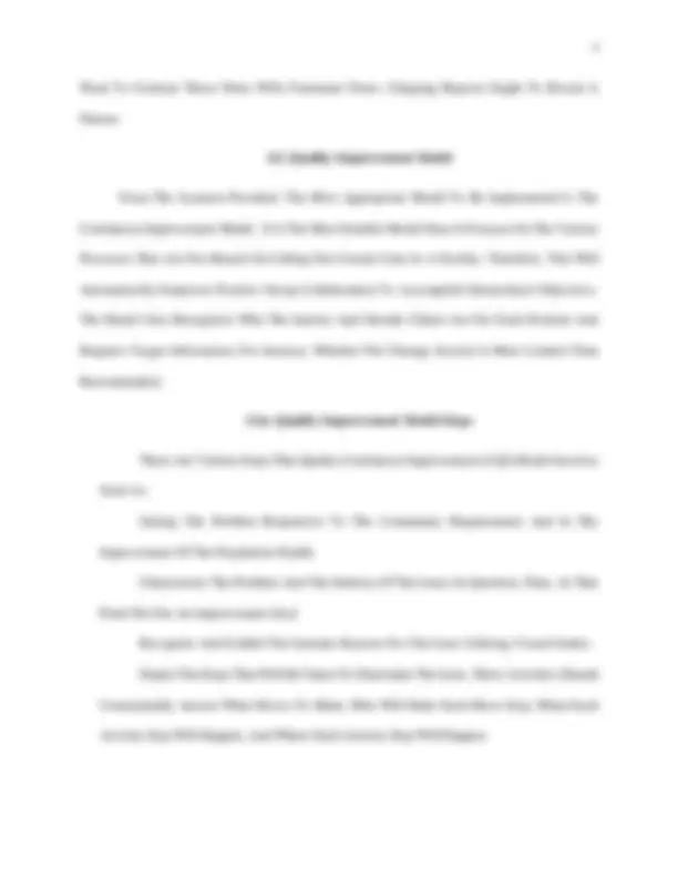 C815 Quality and Performance Management and Methods PASSED Task 2 ...