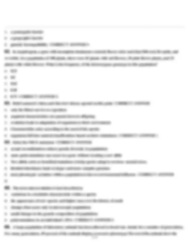 TAMU BIO 112 Final Exam Review – Texas A&M Biology 112 Study Guide with ...